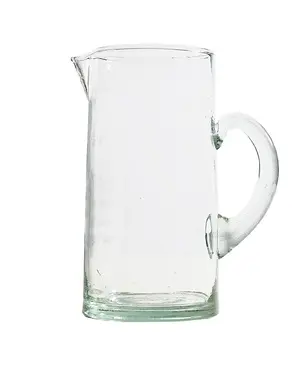 VERVE CULTURE Moroccan Cone Jug - Clear