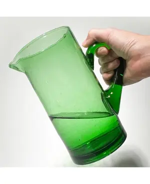 VERVE CULTURE Moroccan Cone Jug - Green