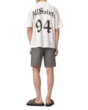 ALLSAINTS Hanbury Regular Fit 8.7" Drawstring Shorts - Pillar Grey