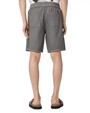 ALLSAINTS Hanbury Regular Fit 8.7" Drawstring Shorts - Pillar Grey