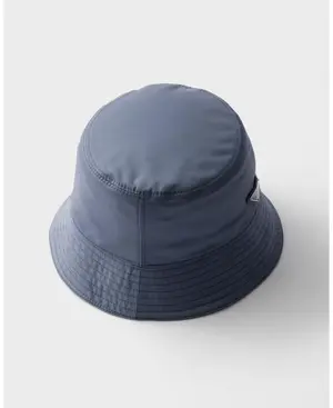 Prada Re-nylon Bucket Hat - Blue/ Silver
