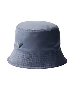 Prada Prada Re-Nylon Bucket Hat Blue/ Silver