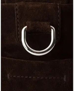 Prada Suede Shoulder Bag - Brown