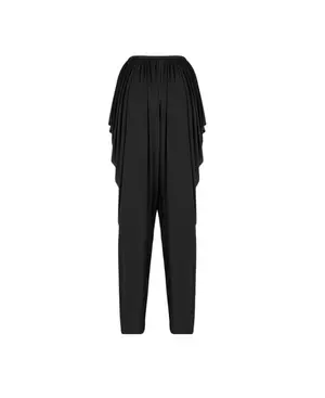 NOCTURNE Draped Relaxed-fit Pants