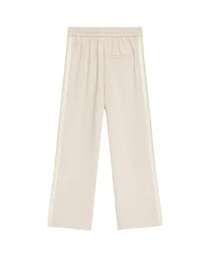 Mint Velvet Crochet Side Stripe Wide Leg Joggers