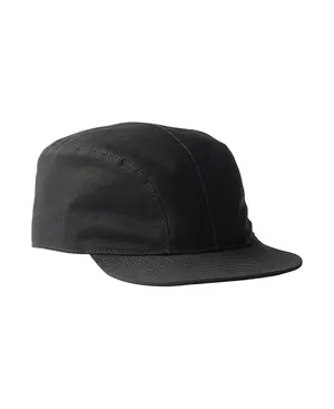 Prada Cotton Baseball Cap With Embroidered Lettering Logo - Black