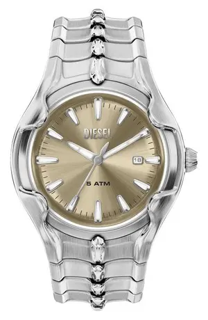 DIESEL® Sculptural Bracelet Watch - Silver