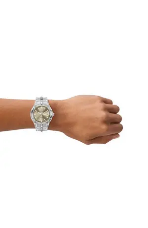 DIESEL® Sculptural Bracelet Watch - Silver