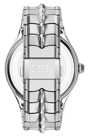 DIESEL® Sculptural Bracelet Watch - Silver