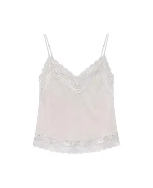 Mint Velvet Lace Trim Camisole Top