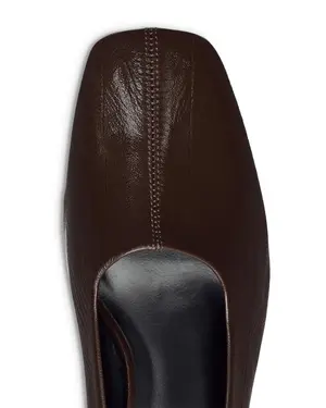 REFORMATION Inez Pumps - Espresso