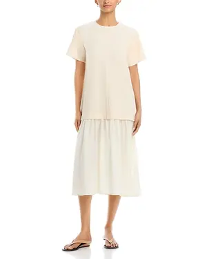 A.REN Vanessa Short Sleeve Dress - Cream