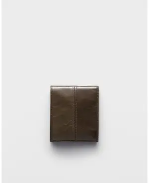 Prada Leather Wallet With Coin Purse - Green