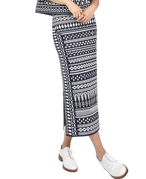 TEMPERLEY LONDON Tlalli Knit Skirt With Metallic Stud Embellishments