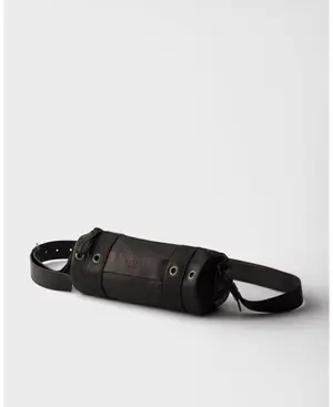 Prada Leather Barrel Shoulder Bag