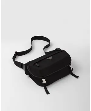 Prada Re-nylon And Saffiano Leather Shoulder Bag