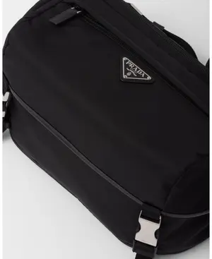 Prada Re-nylon And Saffiano Leather Shoulder Bag