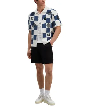 WAX LONDON Porto Knit Graphic Shirt