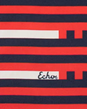 Echo Stripes Silk Scarf