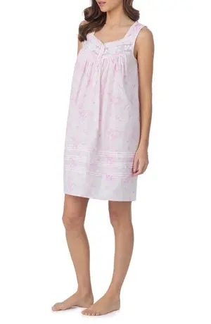 Eileen West Sleeveless Cotton Lawn Short Chemise