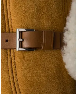 Prada Suede Shearling Trapper Hat