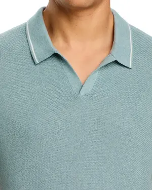 Marine Layer Greyson Sweater Polo - Slate