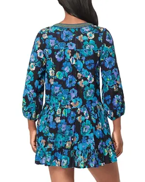 Miraclesuit Secret Garden Beach Dress Cover Up - Black/multi