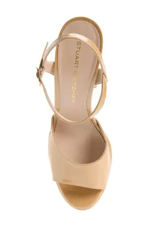 STUART WEITZMAN Reade Platform Sandal - Adobe