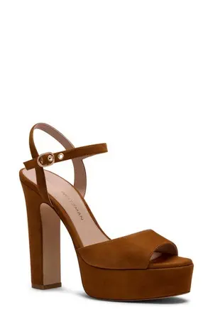 STUART WEITZMAN Reade Platform Sandal - Boho Tan