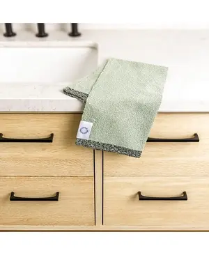 ETTITUDE Luxe Bamboo Boucle Towels - Fern Forest