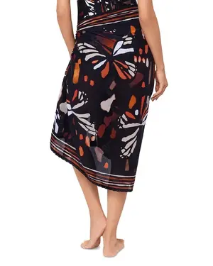 Magicsuit Chrysalis Pareo Cover Up - Black/multi