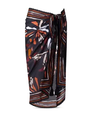 Magicsuit Chrysalis Pareo Cover Up - Black/multi