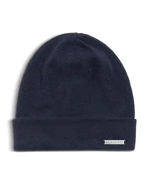 Balenciaga Logo Beanie - Navy