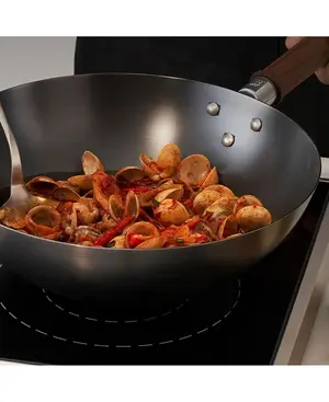 ZWILLING Dragon Carbon Steel Wok With Lid, 12