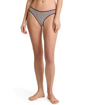 Onia Milly Bikini Bottom - Brown/white