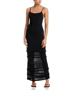 Solid & Striped The Gabrielle Maxi Dress - Noir