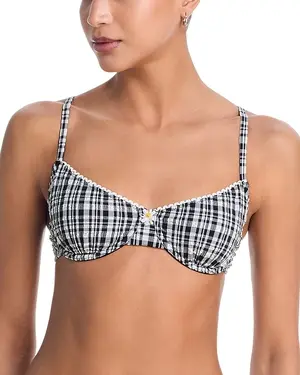 Solid & Striped The Daphne Bikini Top - Noir