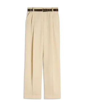 Max Mara Belted Wide Leg Pants