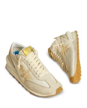 GOLDEN GOOSE Running Marathon Sneakers - Beige/light Grey