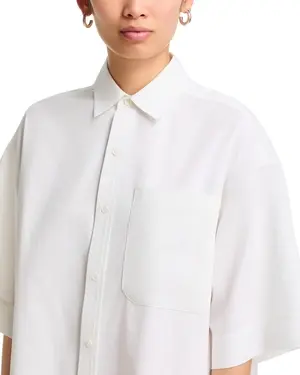 ATM Anthony Thomas Melillo Poplin Shirtdress