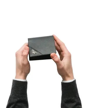 Prada Saffiano Leather Wallet - Black