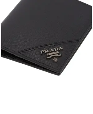 Prada Saffiano Leather Wallet - Black