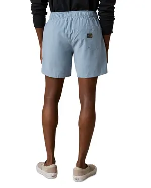 Faherty Brand Classic Fit Striped Swim Trunks - Crystal Cascade