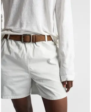 Prada Nubuck Leather Belt - Brown