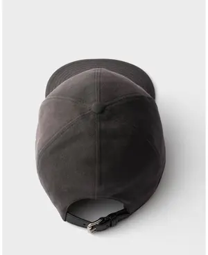 Prada Gabardine Baseball Cap - Black