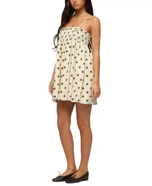 EDIKTED Polka Dot Mini Dress