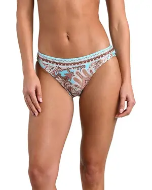 L'Agence L'agence Nicole Traditional Paisley Bikini Bottom Multi