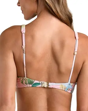 L'Agence Lexie Tropical Print Bikini Top - Multi