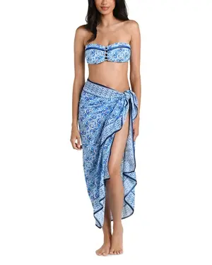La Blanca Costa Azul Sarong Cover Up - Blue