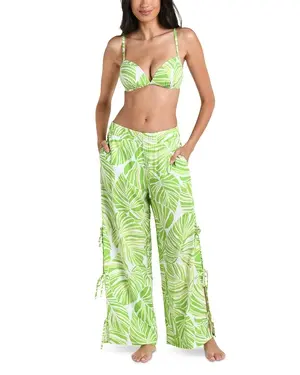 La Blanca Serene Palm Swim Cover-up Pants